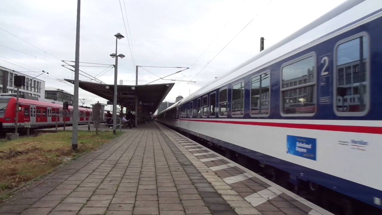 Meridian Ersatzzug in München Ost - YouTube