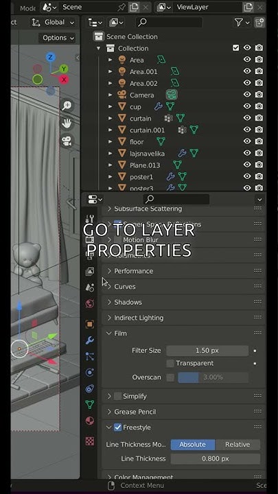 Create Cartoon Outlines In Seconds! Easy Blender Tutorials - YouTube