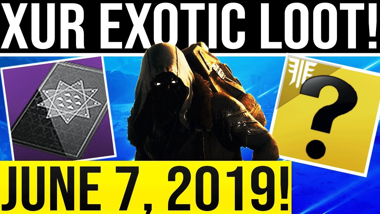 Destiny 2. XUR EXOTIC LOOT! Finally W/ Random Rolls!! Xur Treasure ...