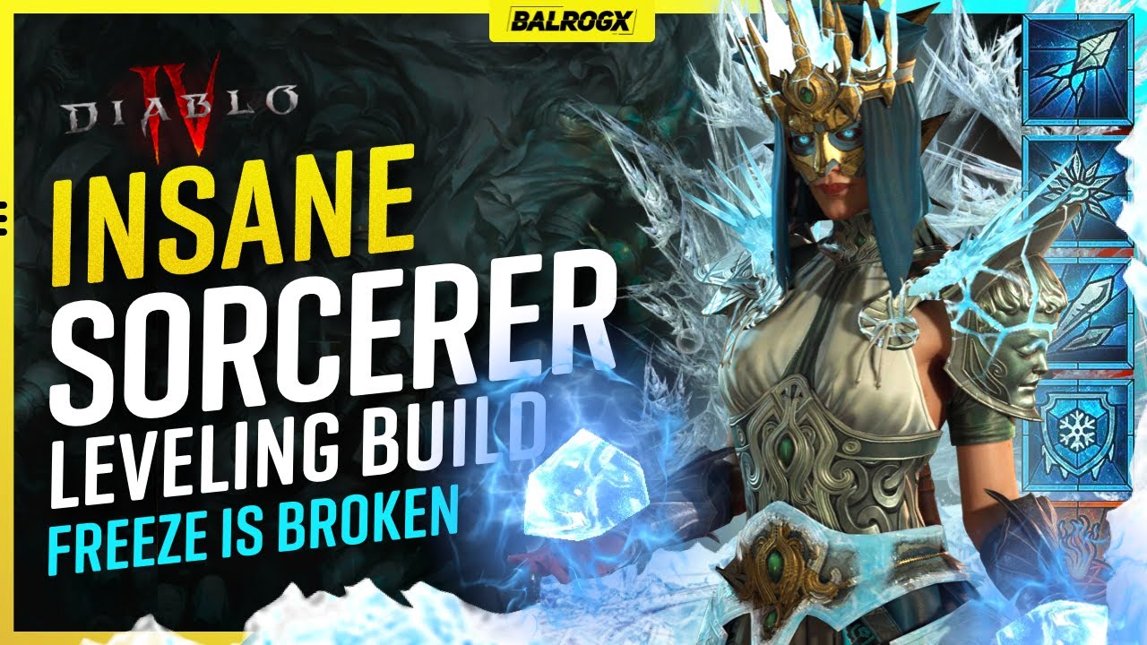 Diablo 4 - Sorcerer Leveling Build - FREEZE IS BROKEN - YouTube