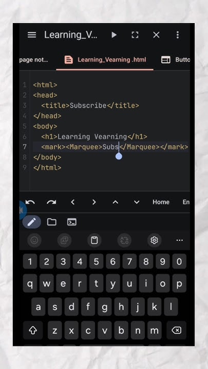 Mark tag uses in html #coding #webcode #webdesign #python #webcoding #webdevelopment - YouTube