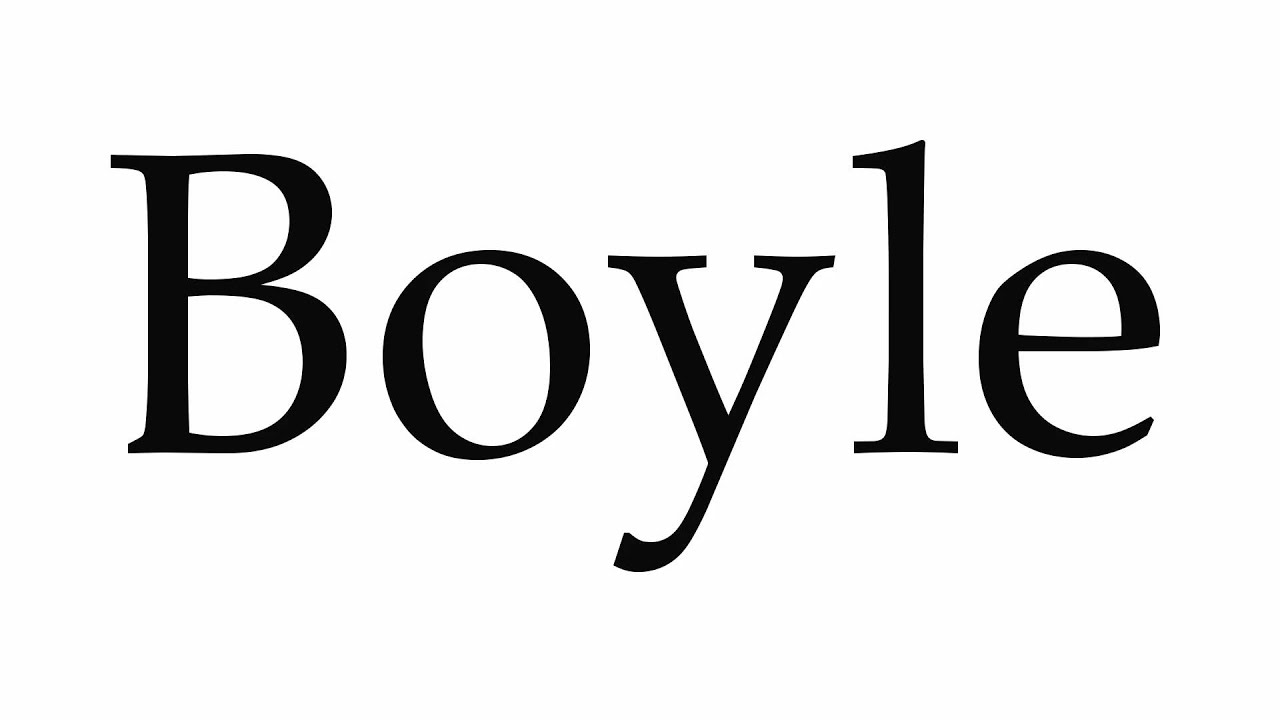 How to Pronounce Boyle - YouTube