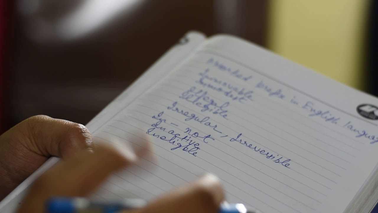 The case of absorbed prefixes in English language. - YouTube