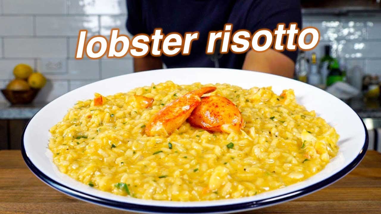 For Perfect Lobster Risotto, Make Your Own Lobster Stock - YouTube