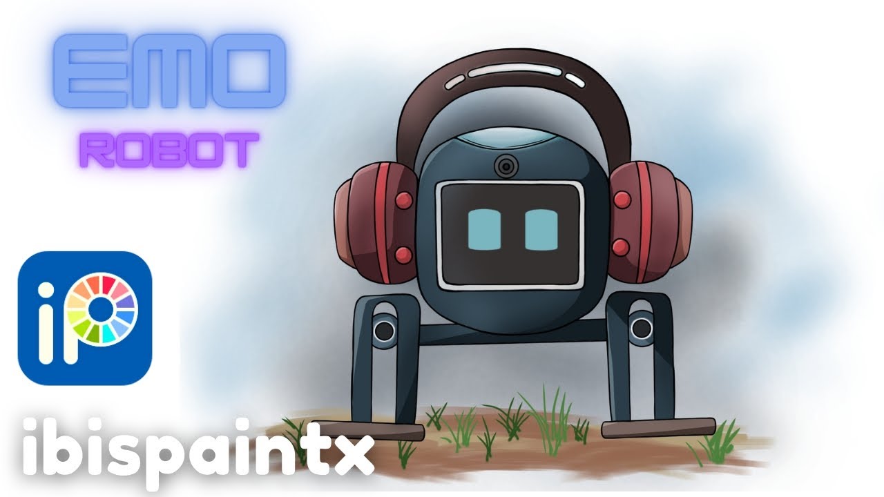 How to Draw Cute Emo Robot in Ibispaintx on mobile | Ibispaintx ...