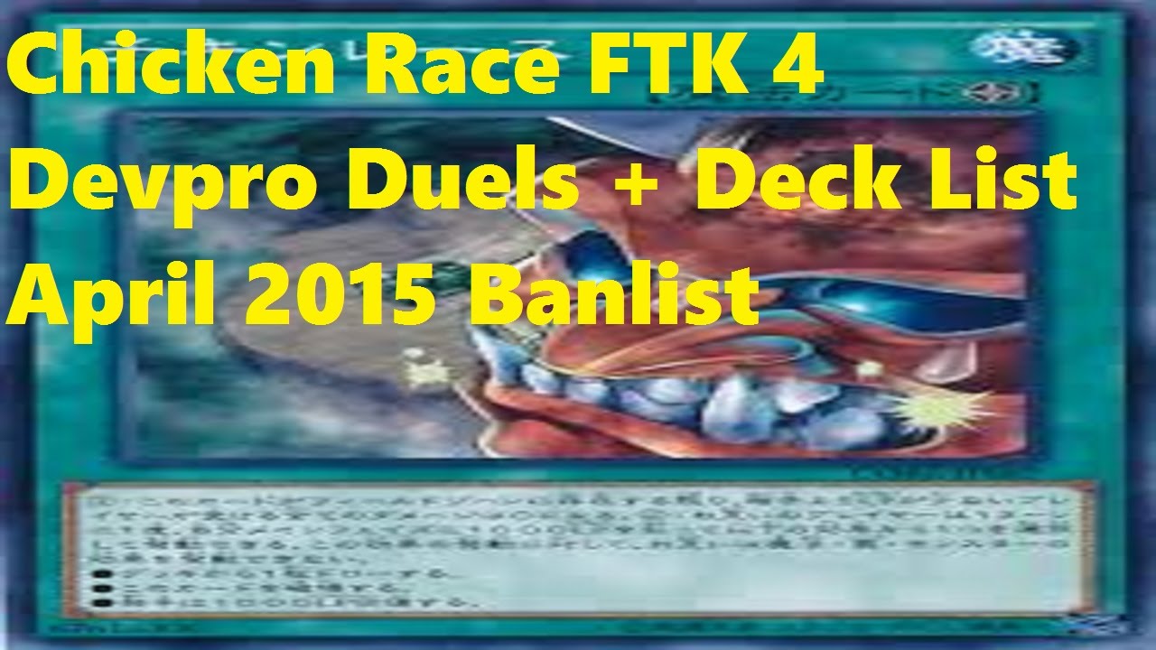 Yugioh - Chicken Race FTK + Deck List Profile - YouTube