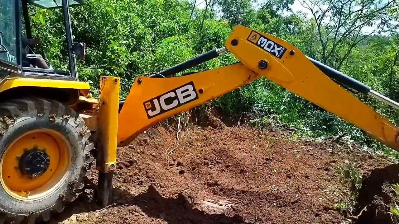Jcb 3dx Heavy road cutting #jcb #3dx #2022 - YouTube