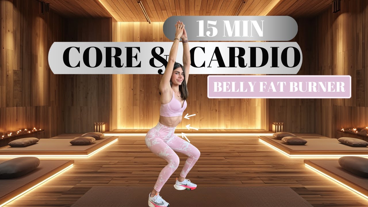 15 MIN CARDIO & CORE WORKOUT - BEST EXERCISES FOR A FIT BODY AND SCULPTED ABS - At Home Workout ...
