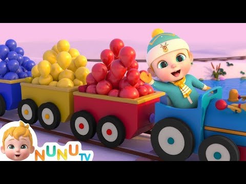 🚂 Çuf Çuf Tren 🚦 Renkli Tren Şarkısı | Choo Choo Train Türkçe | NuNu TV Çocuk Şarkıları