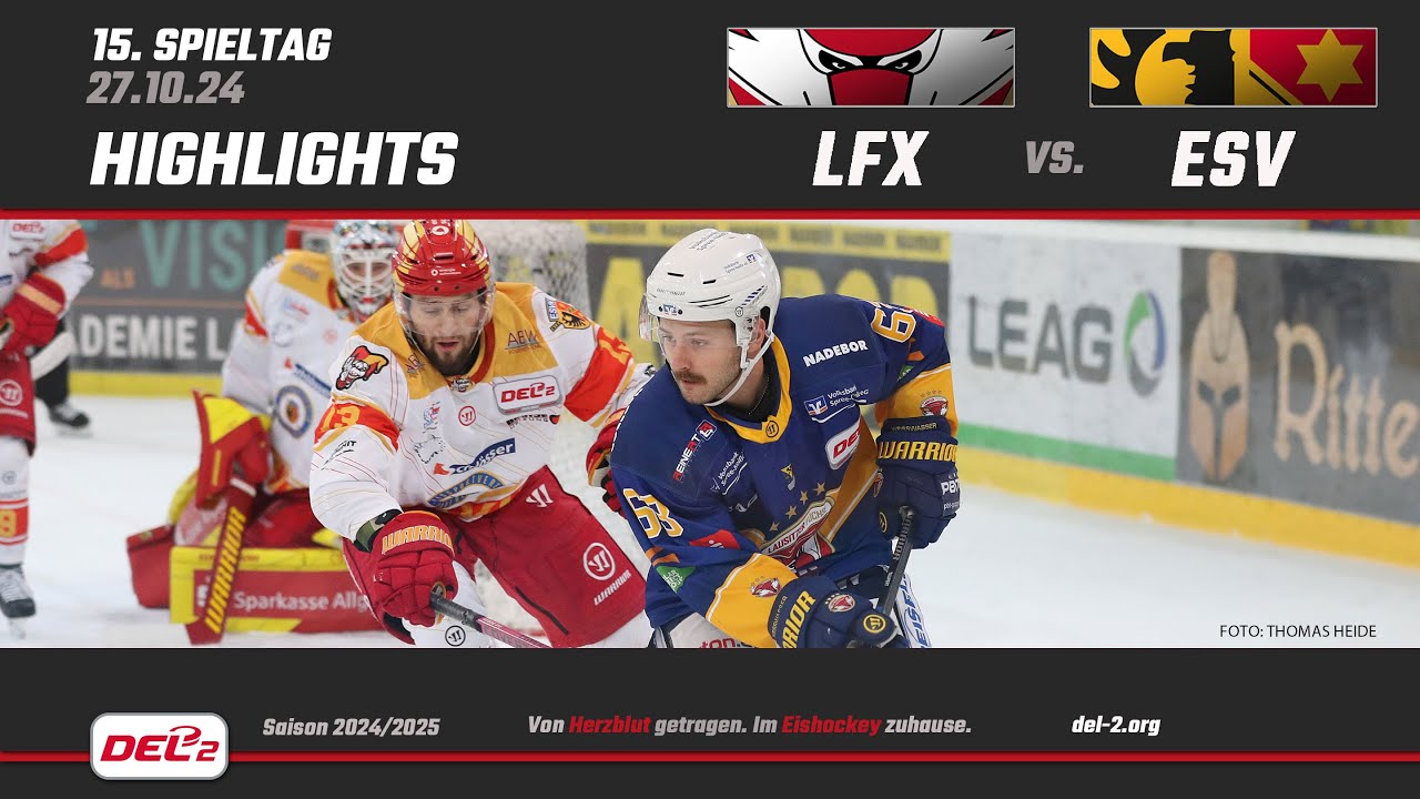 DEL2 | Game Highlights Spieltag 15: Lausitzer Füchse vs. ESV Kaufbeuren