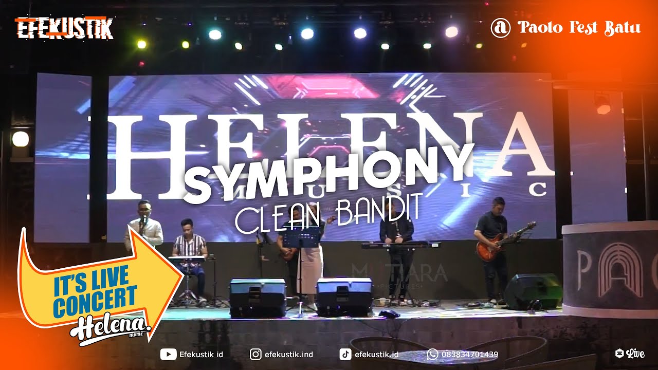 Clean Bandit - Symphony | Cover By Helena Music | Live at Paolo Fest ...
