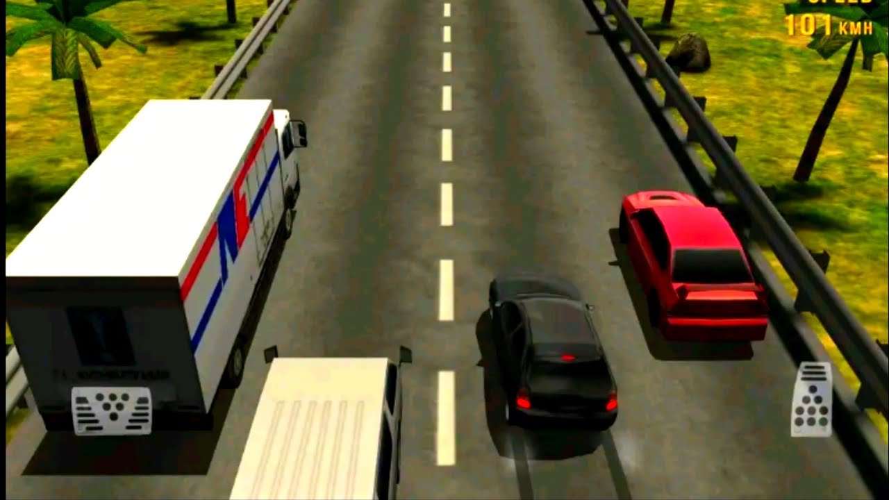 drive your car through highway traffic - YouTube