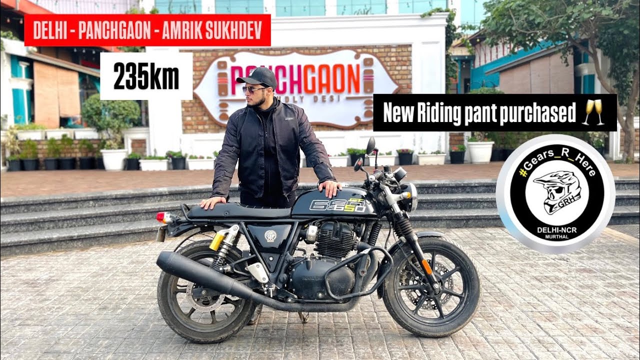 GT 650 family ride to Panchgaon, Manesar - YouTube
