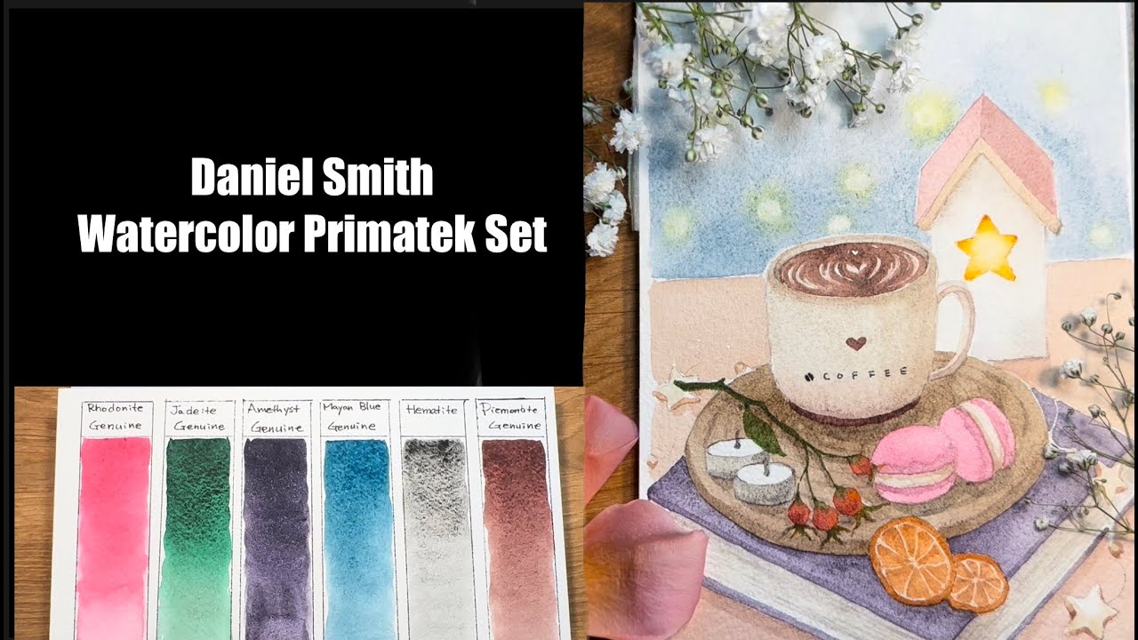 다니엘 스미스 워터칼라 프리마텍 셋트(Daniel Smith Watercolor Primatek Set) - YouTube