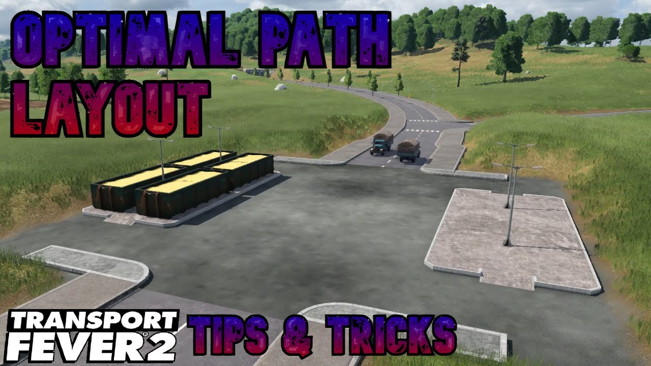 Optimal Path Layout | Transport Fever 2 | Tips & Tricks - YouTube