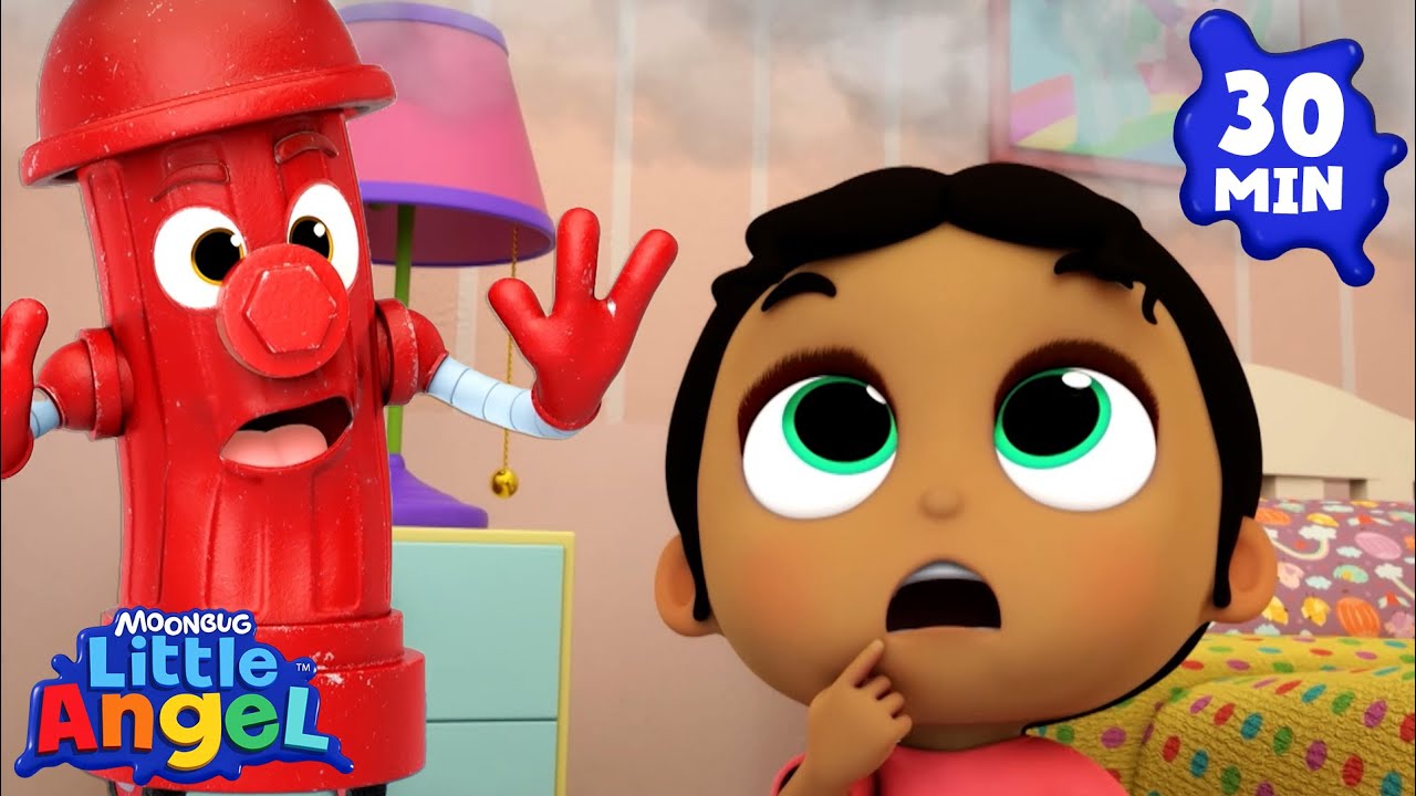 Fire Safety Song | Little Angel | Monster Cartoon for Kids - YouTube
