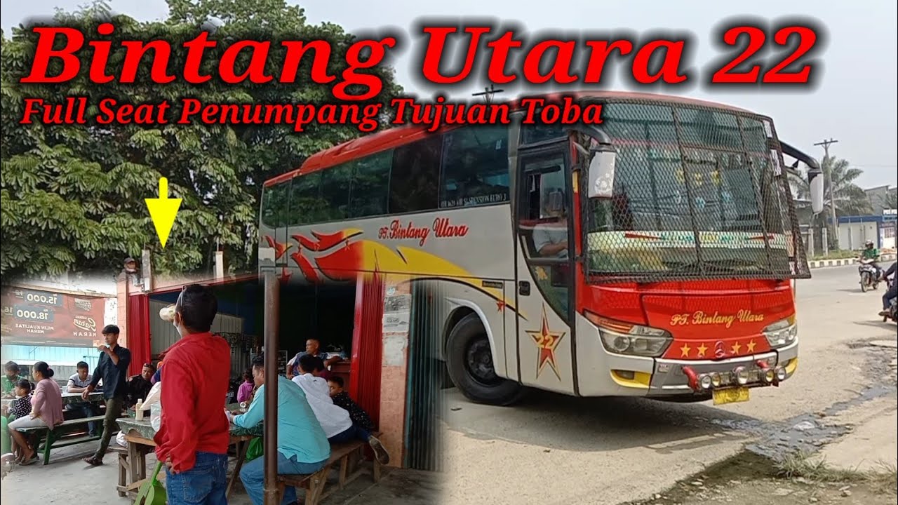 LUAR BIASA Full Seat Bus Bintang Utara 22 Tujuan Toba Banjir Penumpang ...