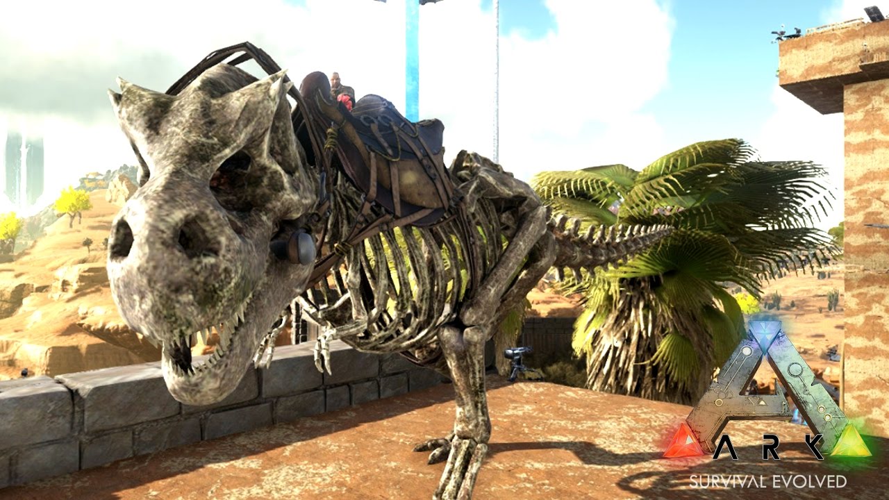 ARK EP. 16 - UN REX ESQUELÉTICO! - YouTube