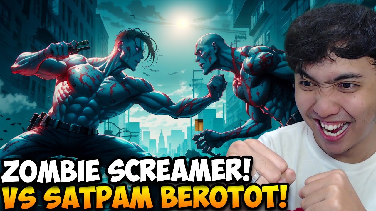 ZOMBIE KEKUATAN TERIAK vs SATPAM BEROTOT - Zombie Night Terror #6 - YouTube