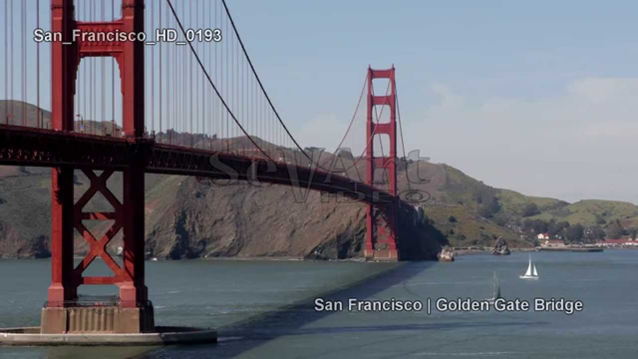 UHD Ultra HD 4K Video Stock Footage San Francisco Golden Gate Bridge ...