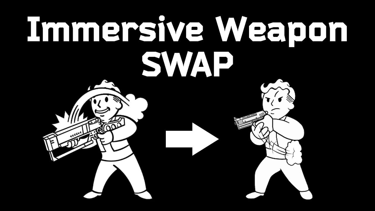New Vegas Immersive Weapon Swap Mod - YouTube