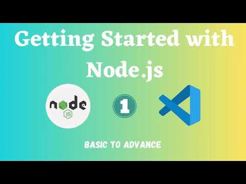 Getting Started with Node JS | First Node JS App | Setting Up Node JS Environment - YouTube