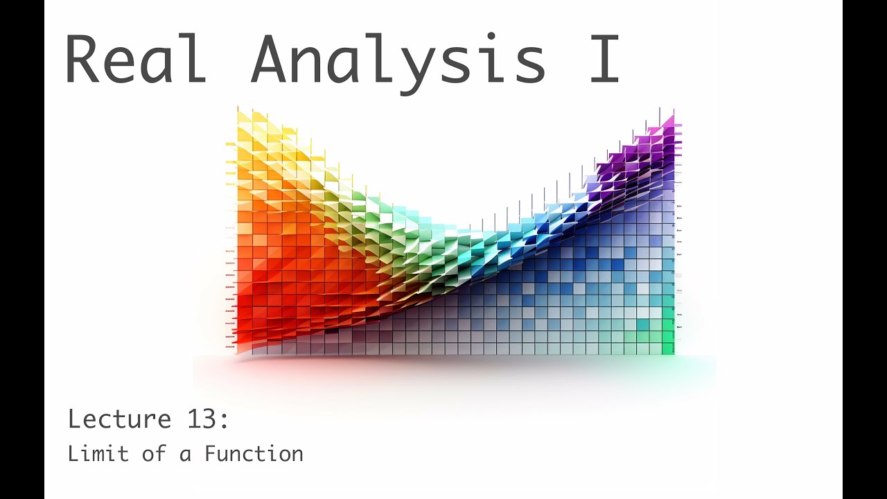 Limit of a Function - Real Analysis I (full course) - lecture 13a (of 19) - YouTube