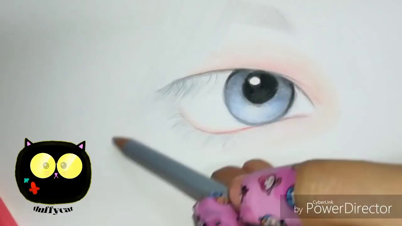 BTS DNA V eye drawing tutorial - YouTube