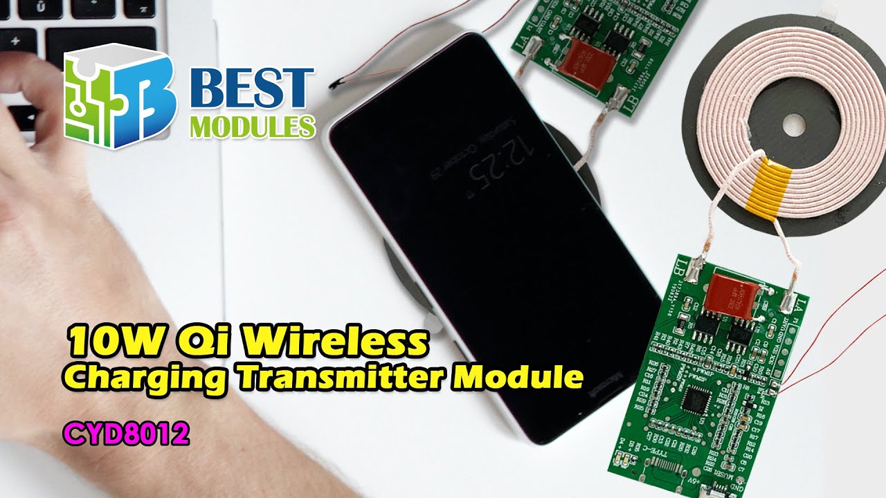 [CYD8012] How to use the Qi Wireless Charging Transmitter Module 10W ...