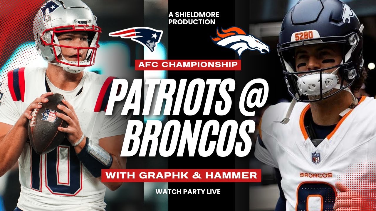 | Patriots @ Broncos | AFC Championship Game | Watch Party Live | - YouTube
