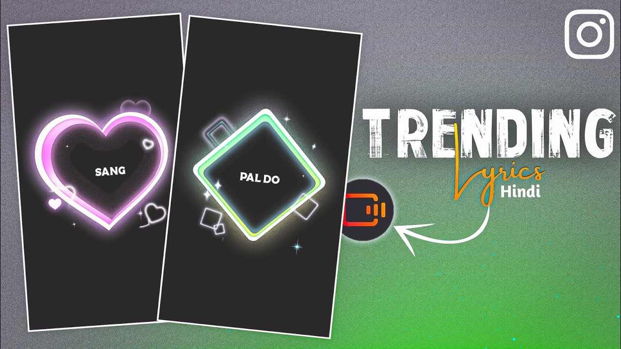 New trending lyrics video editing in snapcut - YouTube