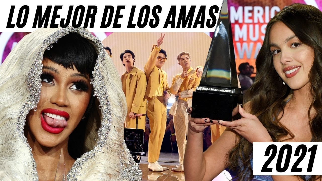 Mejores Momentos de Los AMAS 2021 - YouTube
