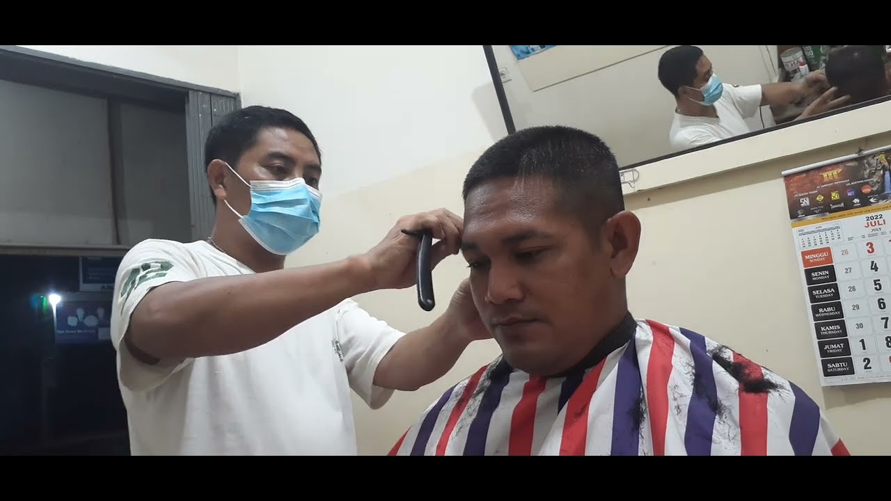 cara potong rambut CEPAK SECURITY - YouTube