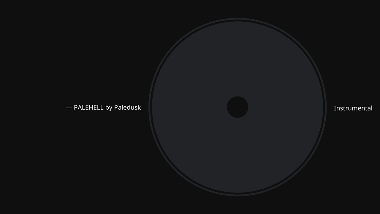 Paledusk — PALEHELL | Instrumental No Vocal - YouTube