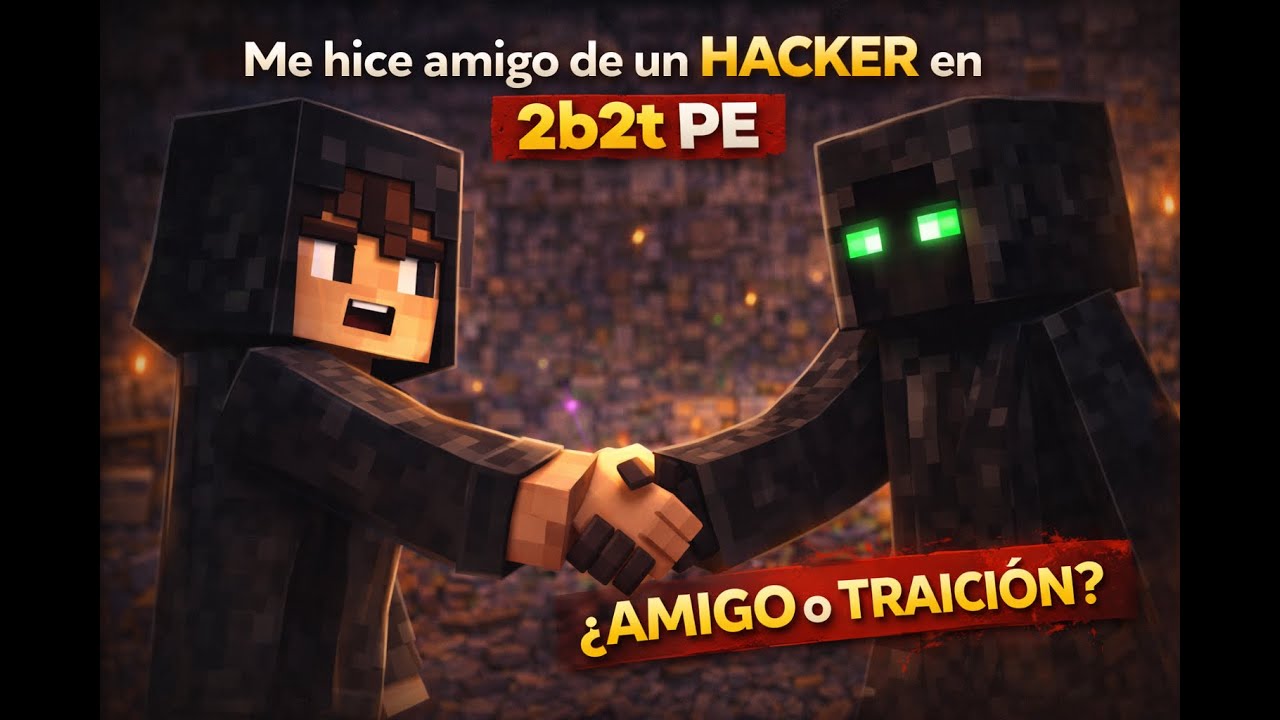 Me HAGO AMIGO de un HACKER en 2B2T para CELULARES (Minecraft Bedrock ...