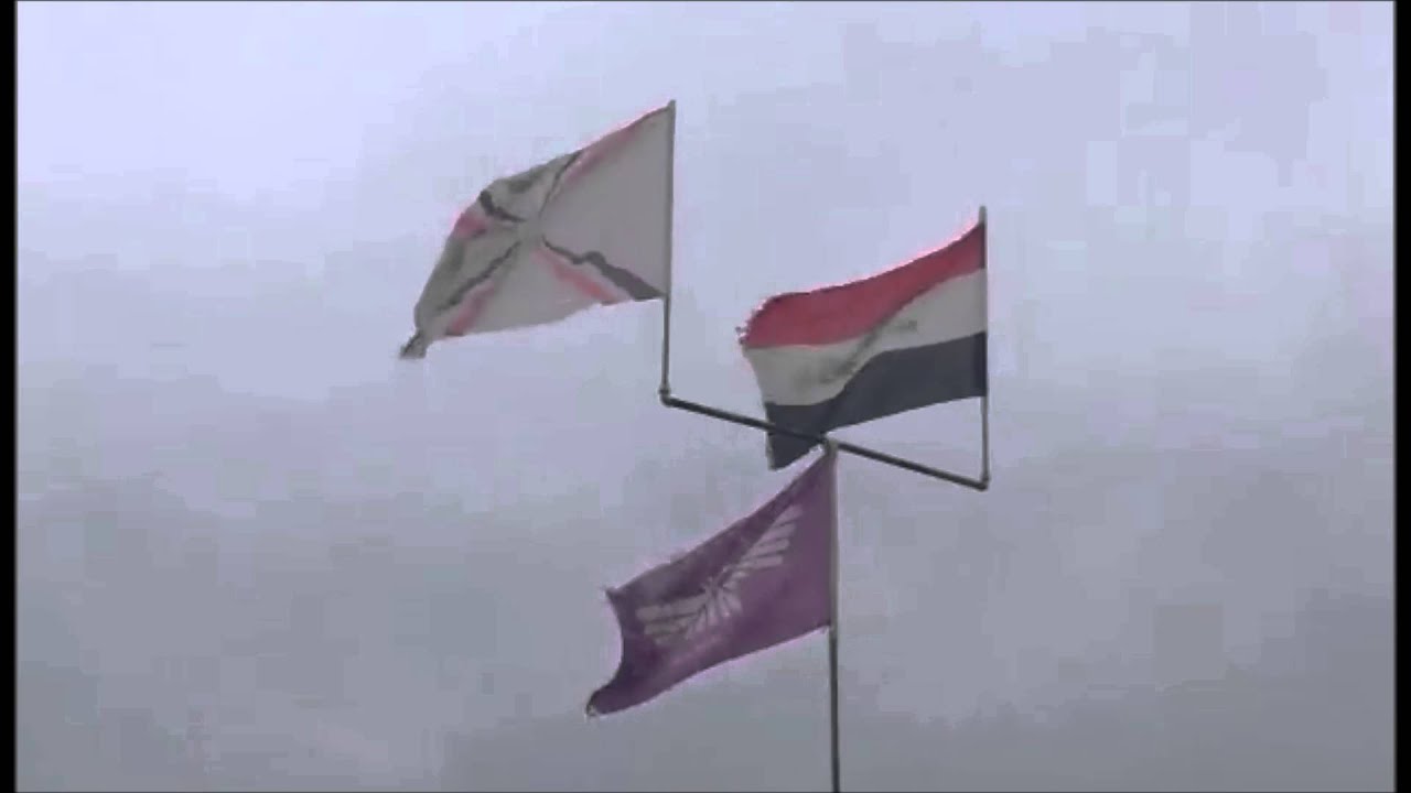 Assyrian and Iraq flags in Alqosh, Nineveh Plains - NPU - YouTube