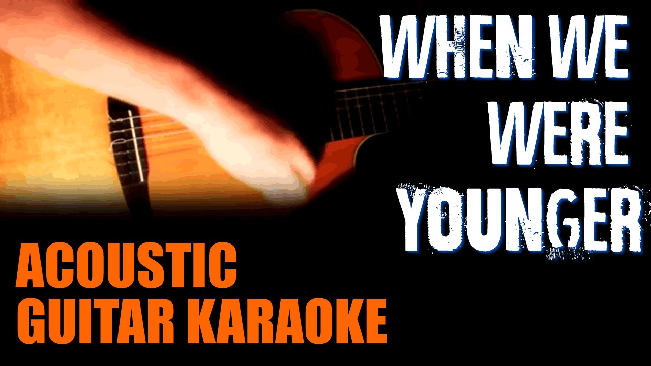 SOJA - When we were younger - Acoustic Guitar Karaoke - YouTube