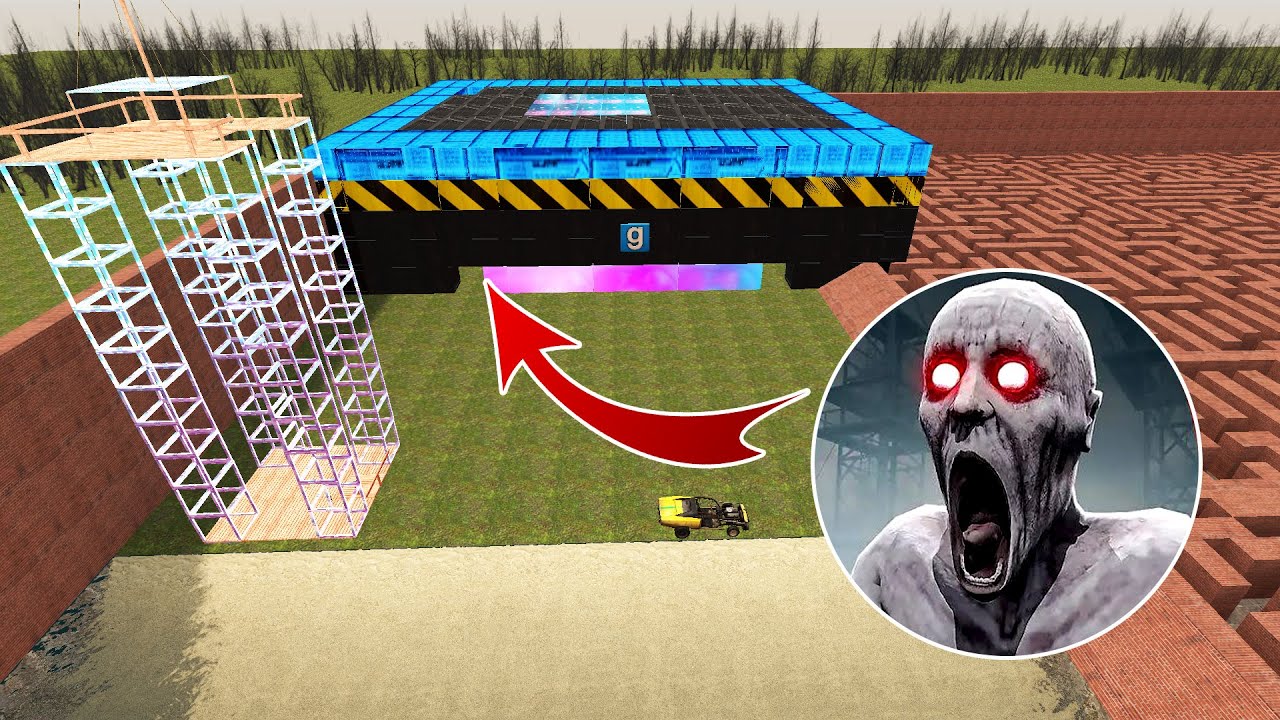 SCP-096 TRAPPED IN A GIANT CUBE WITH A TIGER — WHO WINS? - YouTube