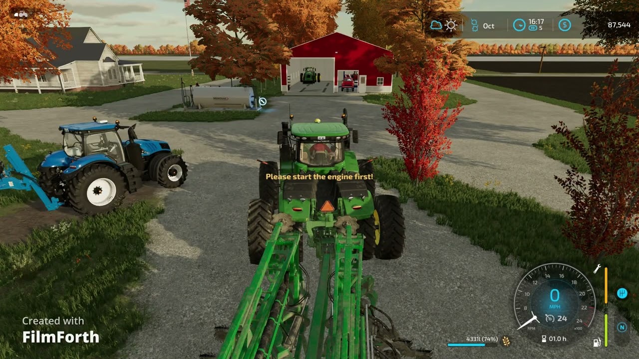 FS22 moto farm taking a loom around #fs22 #farmingsimulator22 - YouTube