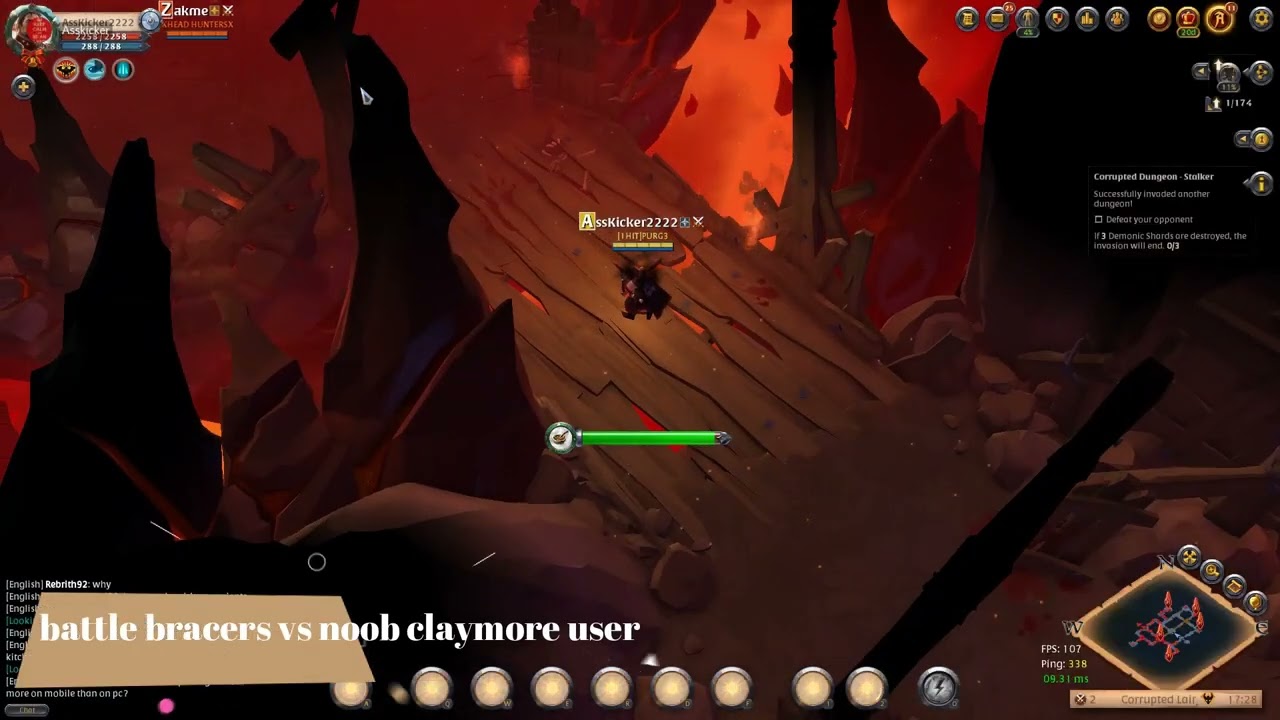 flaming players with battle bracers under 100k infamy 😂#albion-online # ...