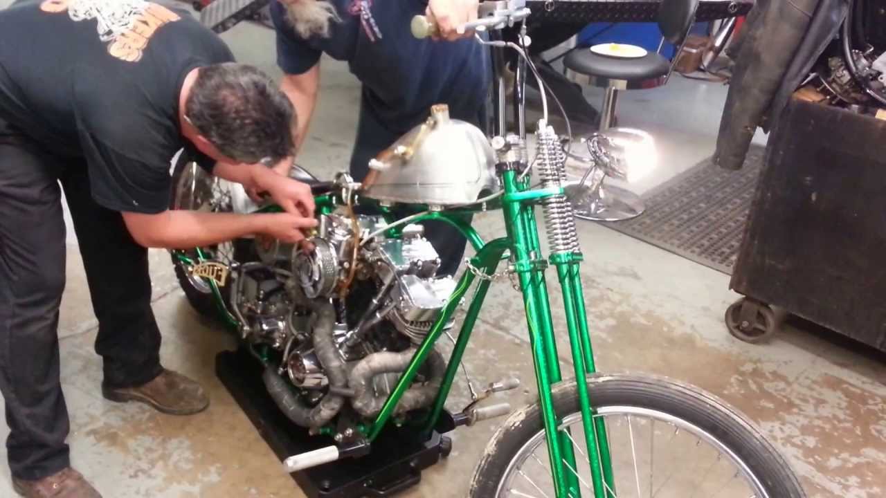 Shovelhead Rat Rod - YouTube