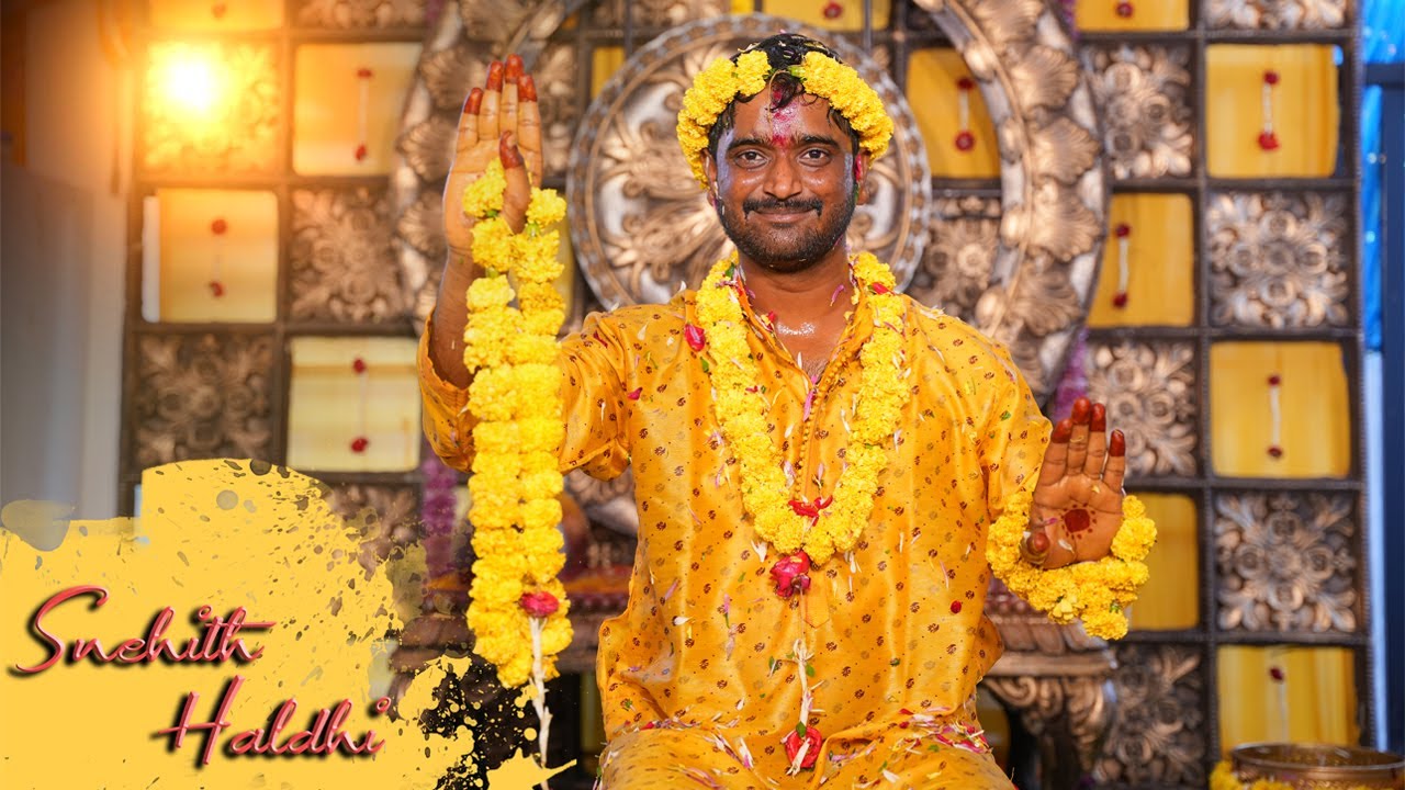 #haldhi #groom snehith reddy haldhi - YouTube