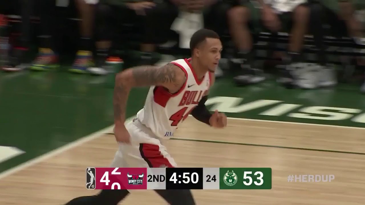 Brandon Sampson (28 points) Highlights vs. Wisconsin Herd - YouTube