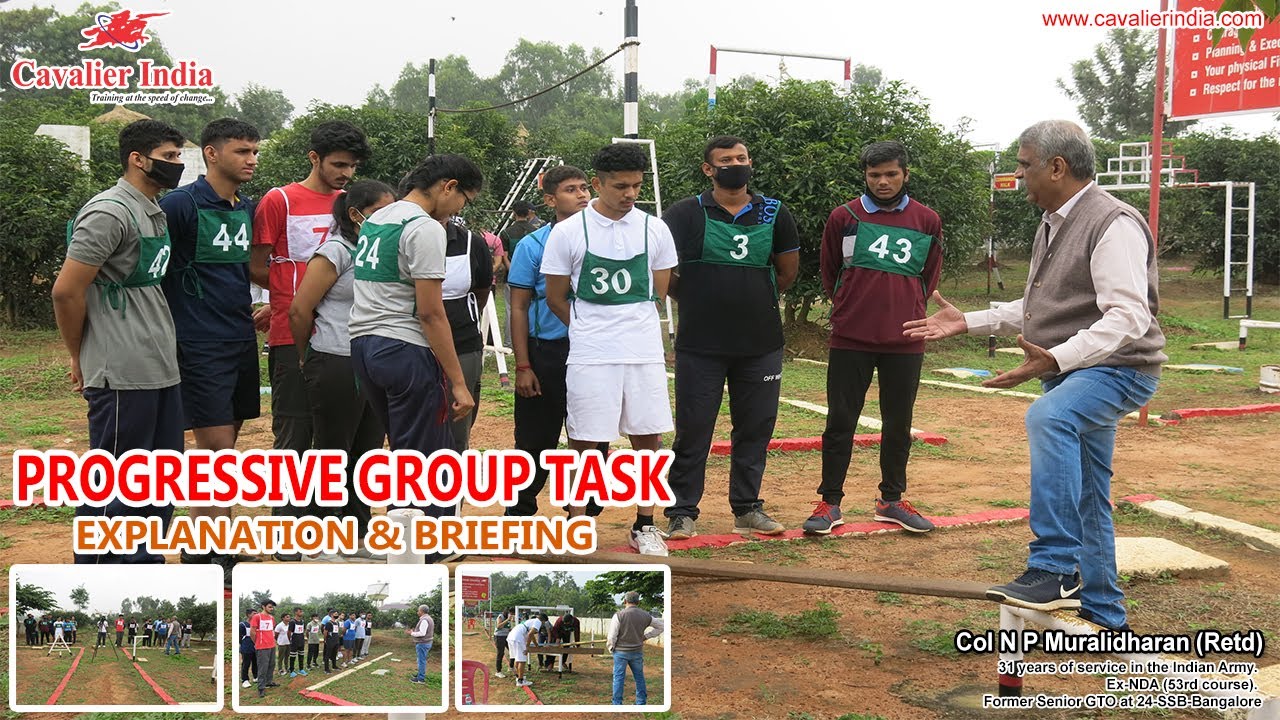 Progressive Group Task | Explanation & Briefing | Col N P Muralidharan ...