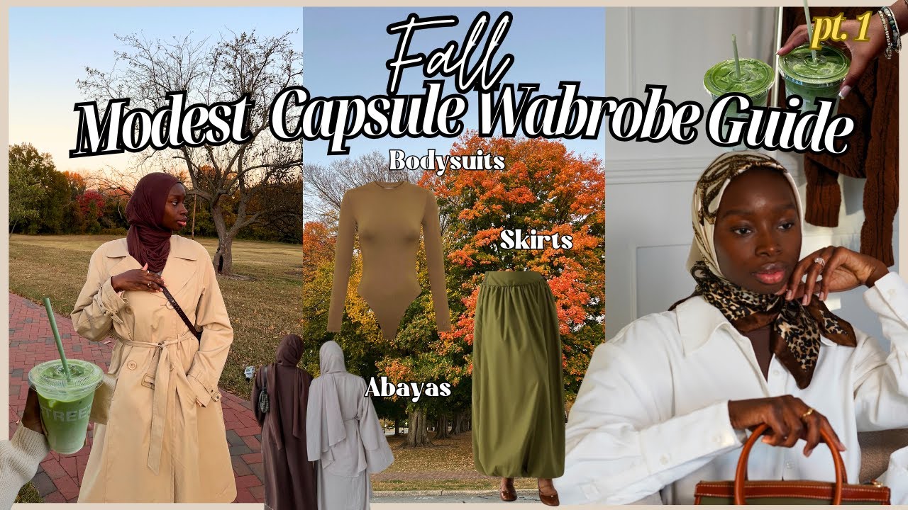 Fall Modest Capsule Wardrobe Essentials | Capsule Wardrobe Guide | Pt ...