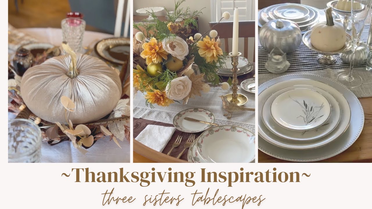 Thanksgiving Inspiration and Decorating ~ Cottage Style ~ Traditional ...