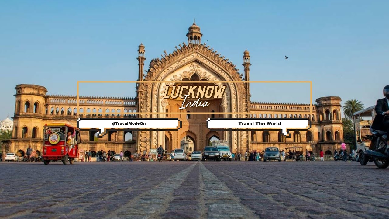 Lucknow India , Walk Around The Most Famous Places! 4K City Walking ...