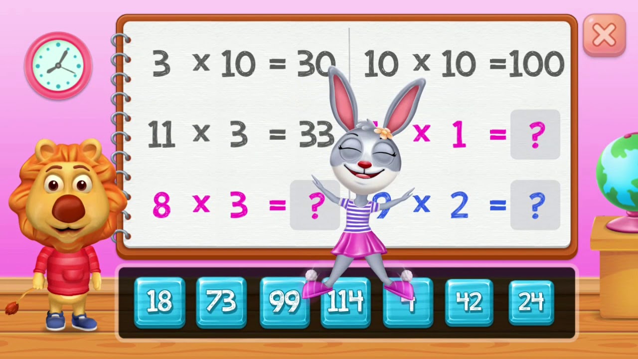 Multiplication Practice for Kids. Educational Video for Kids. RV ...