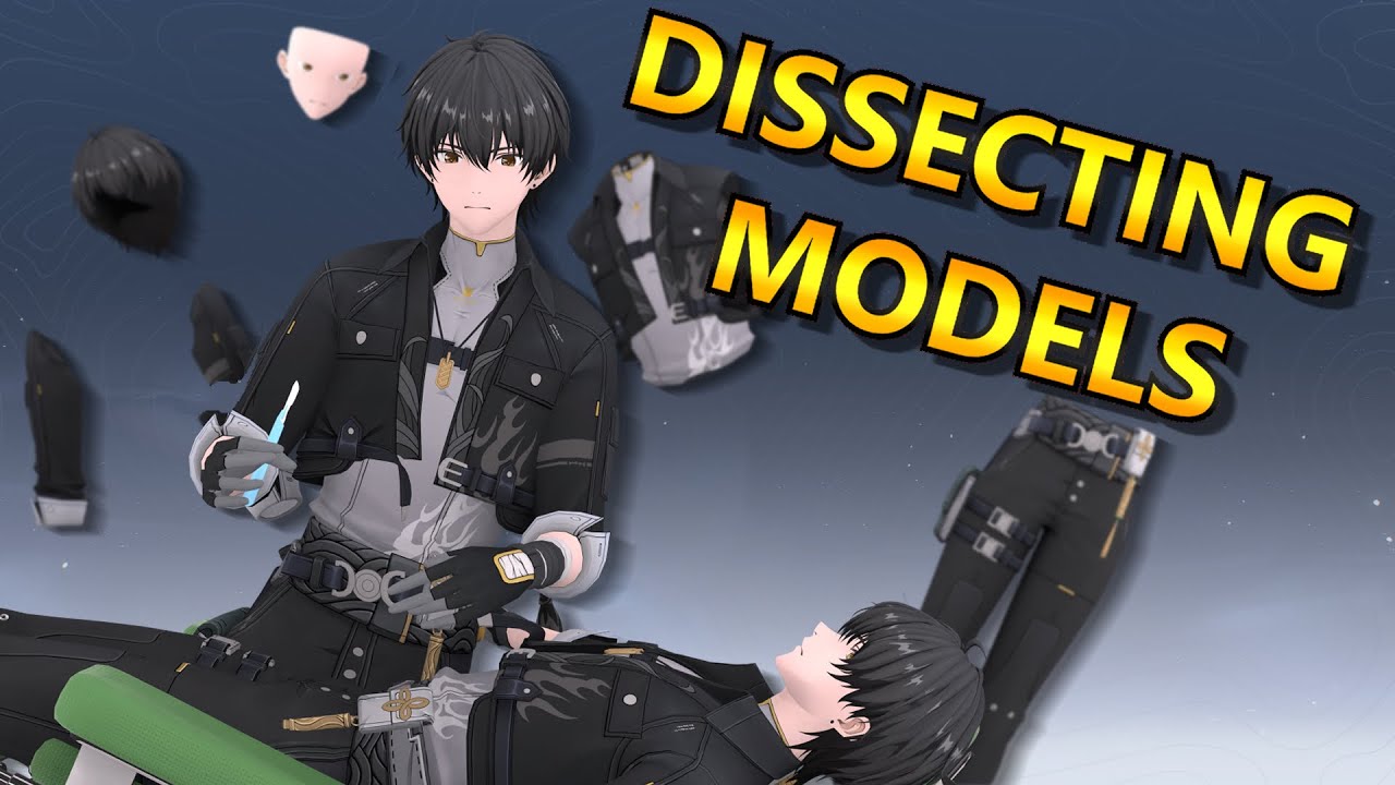 Dissecting Male Rover's 3D Model | Wuthering Waves - YouTube