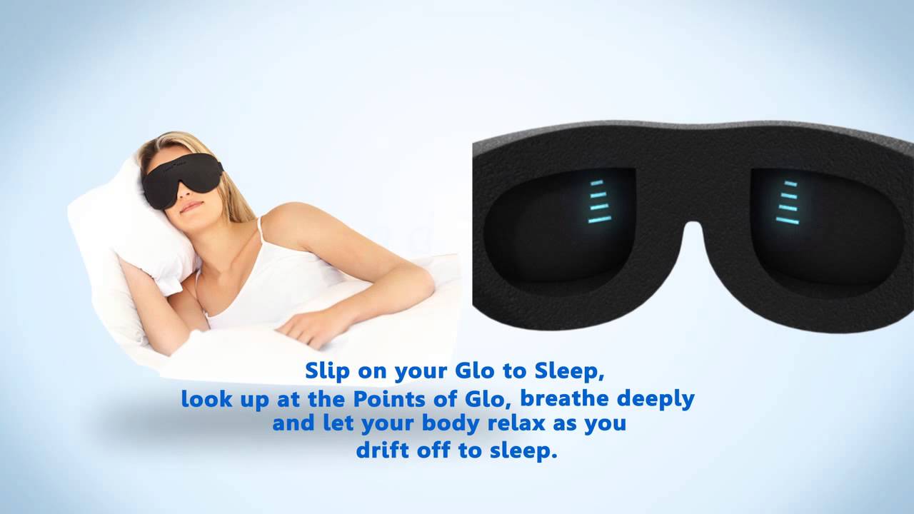 GTS-1000 Glo to Sleep Therapy Mask - YouTube